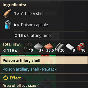 Poison artillery shell - Factorio Mods