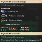 fCPU - Factorio Mods
