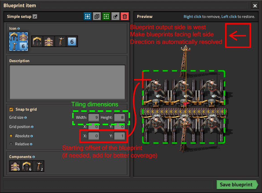 Mining patch planner - Factorio Mods